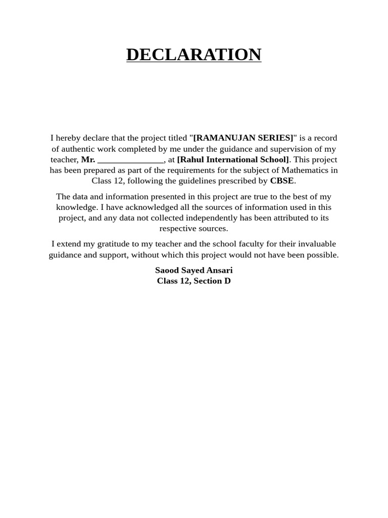 Ramanujan Series | PDF | Pi | Mathematics