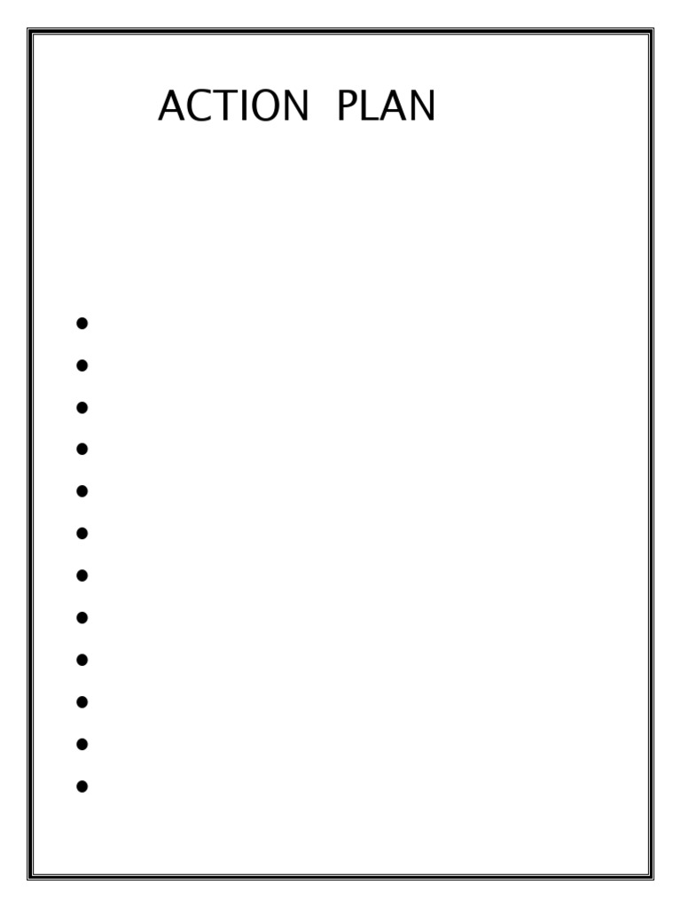 Action Plan | PDF