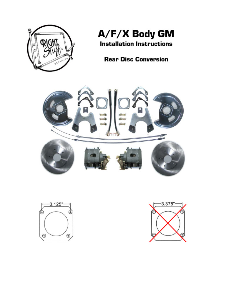 Afx Rear Disc | PDF | Vehicle Technology | Vehicles