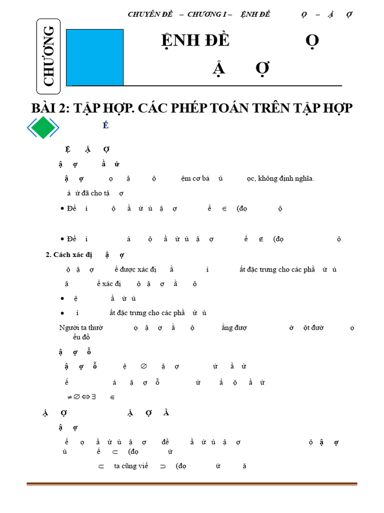 10H. - TAP-HOP-CAC-PHEP-TOAN-TREN-TAP-HOP - ĐỀ | PDF
