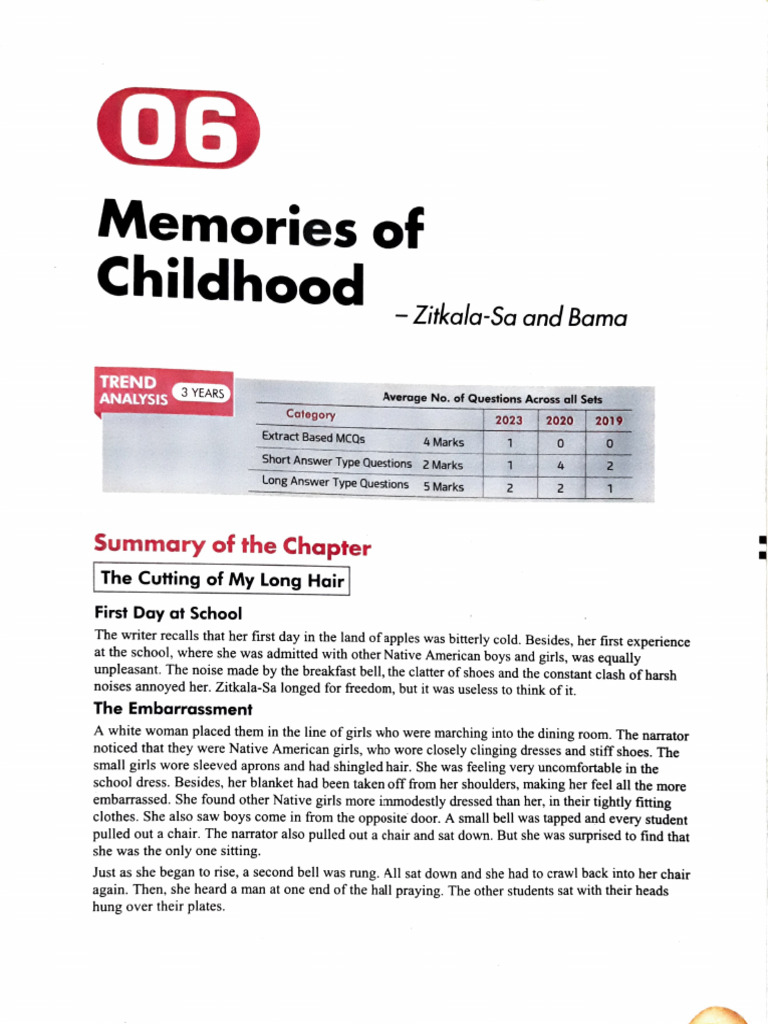 Memories of Childhood | PDF
