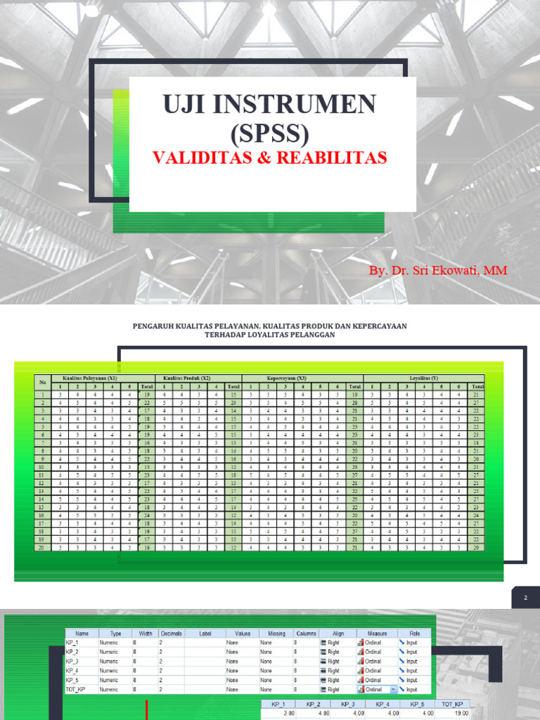 Uji Instrumen | PDF