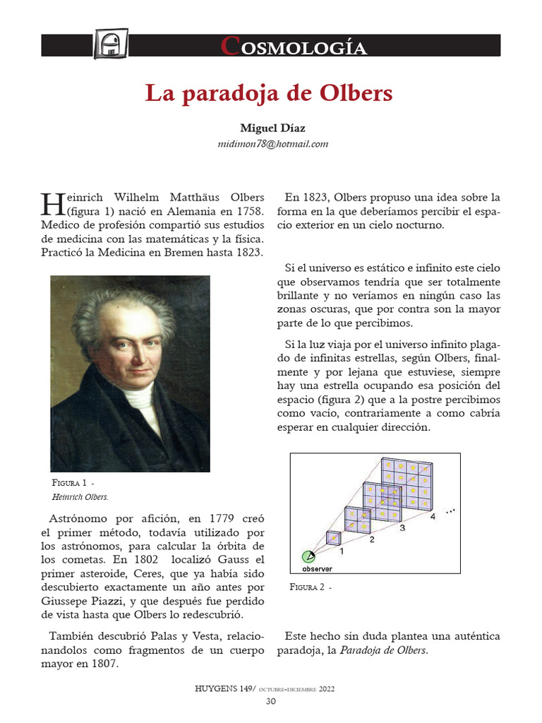 Olbers | PDF | Universo | Astronomía