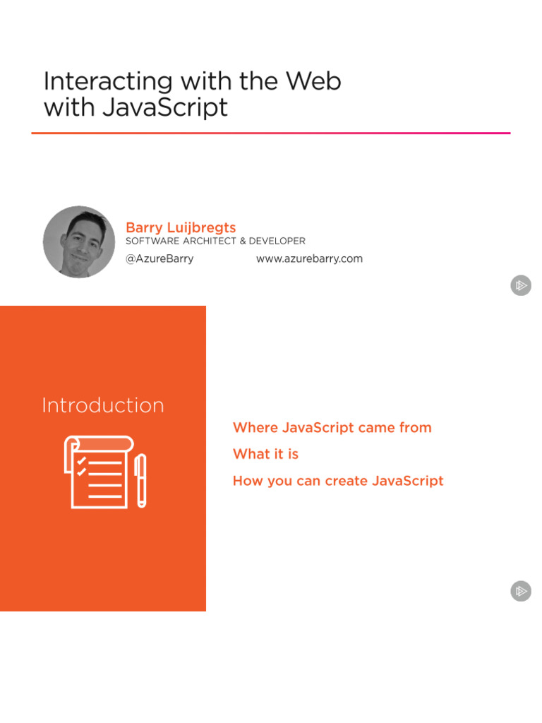 04 Interacting With The Web With Javascript Slides | PDF