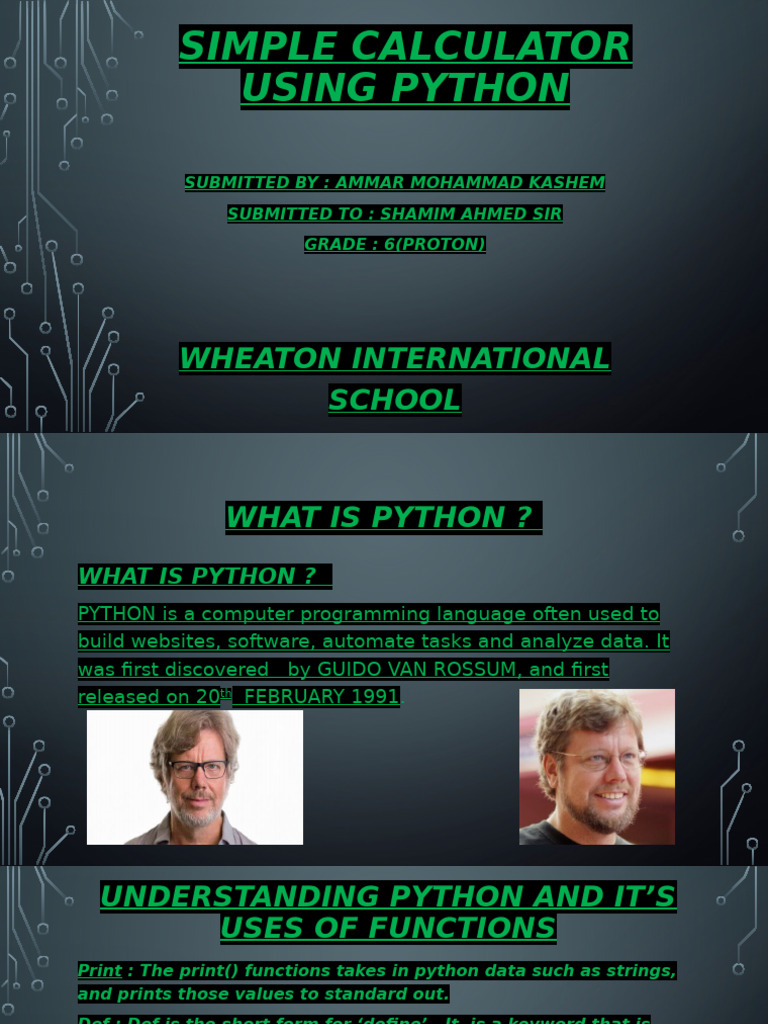 Ammar presentation. | PDF