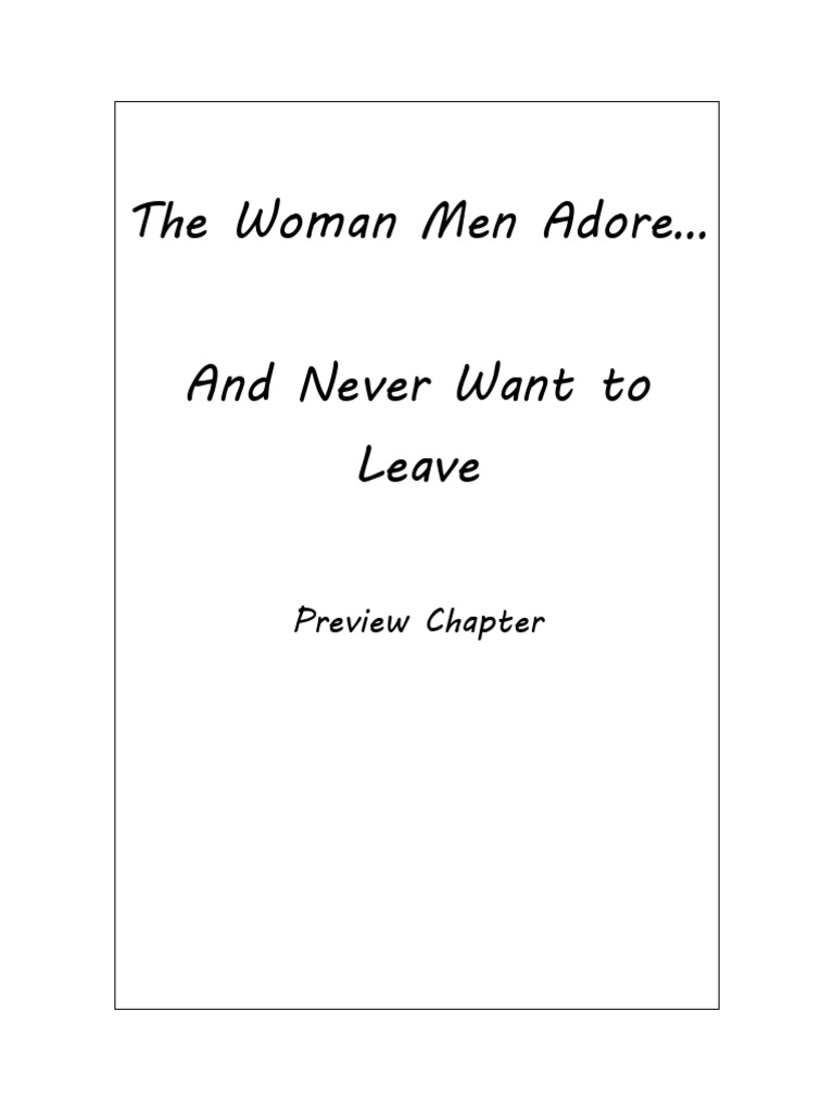 Woman Men Adore PRE | PDF