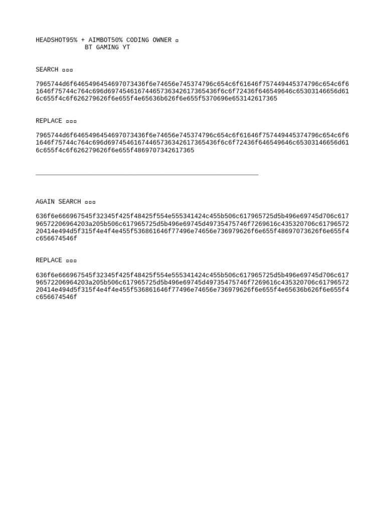 Headshot+Aimbot (1) | PDF