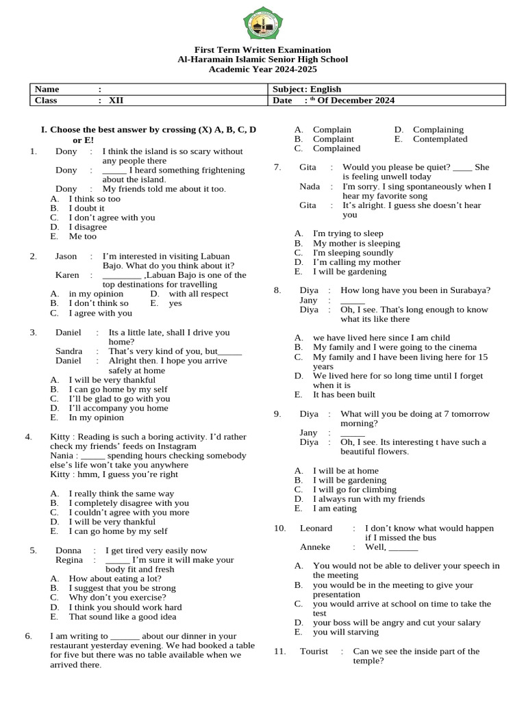 Pas Bing Ganjil XII | PDF