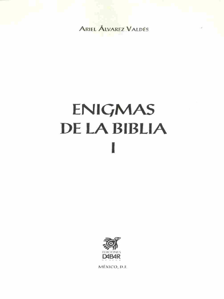 Enigmas de La Biblia de Ariel Alvarez Valdez | PDF