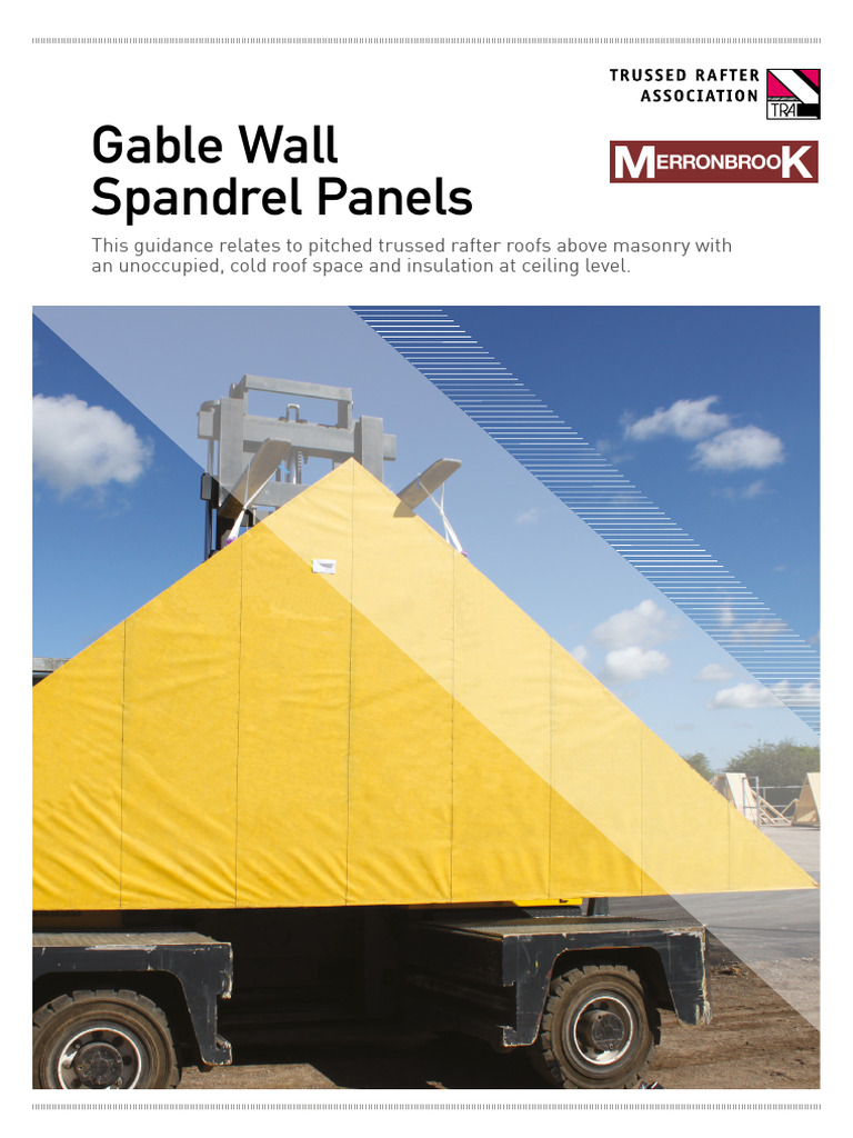 Gable Wall Spandrel Panels Guide 2020 | PDF | Framing (Construction ...