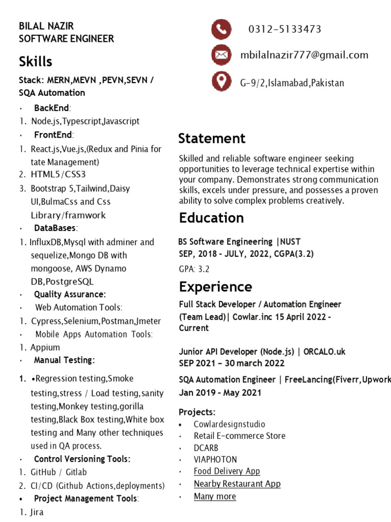 Software Eng BILAL NAZIR-1 | PDF