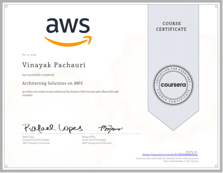 Architecting Solutions On AWS | PDF