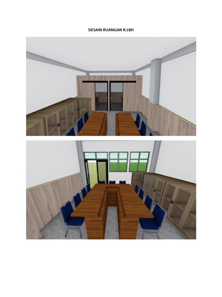 Desain Ruangan Lab Hukum-4-8 | PDF