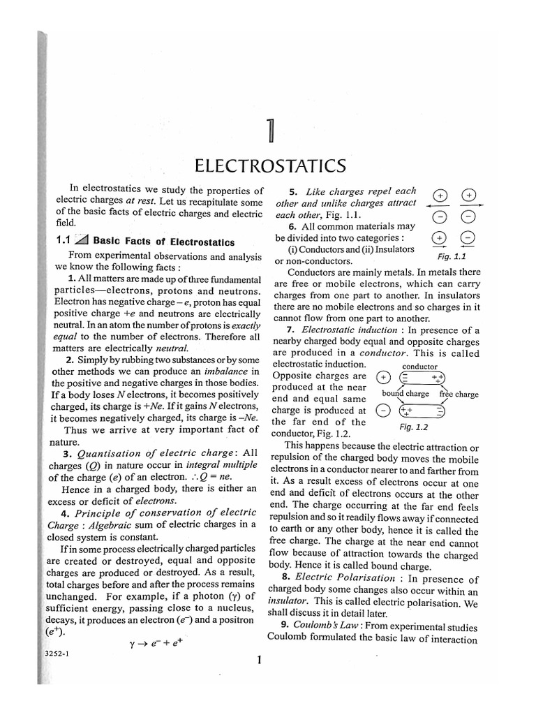 Electrostatics | PDF