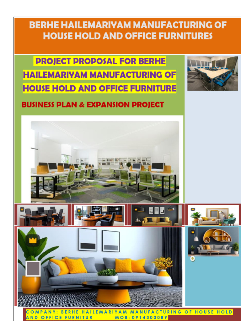 Berhe Hailemariyam - Furniture Expansion Proposal | PDF | Lumber | Taxes