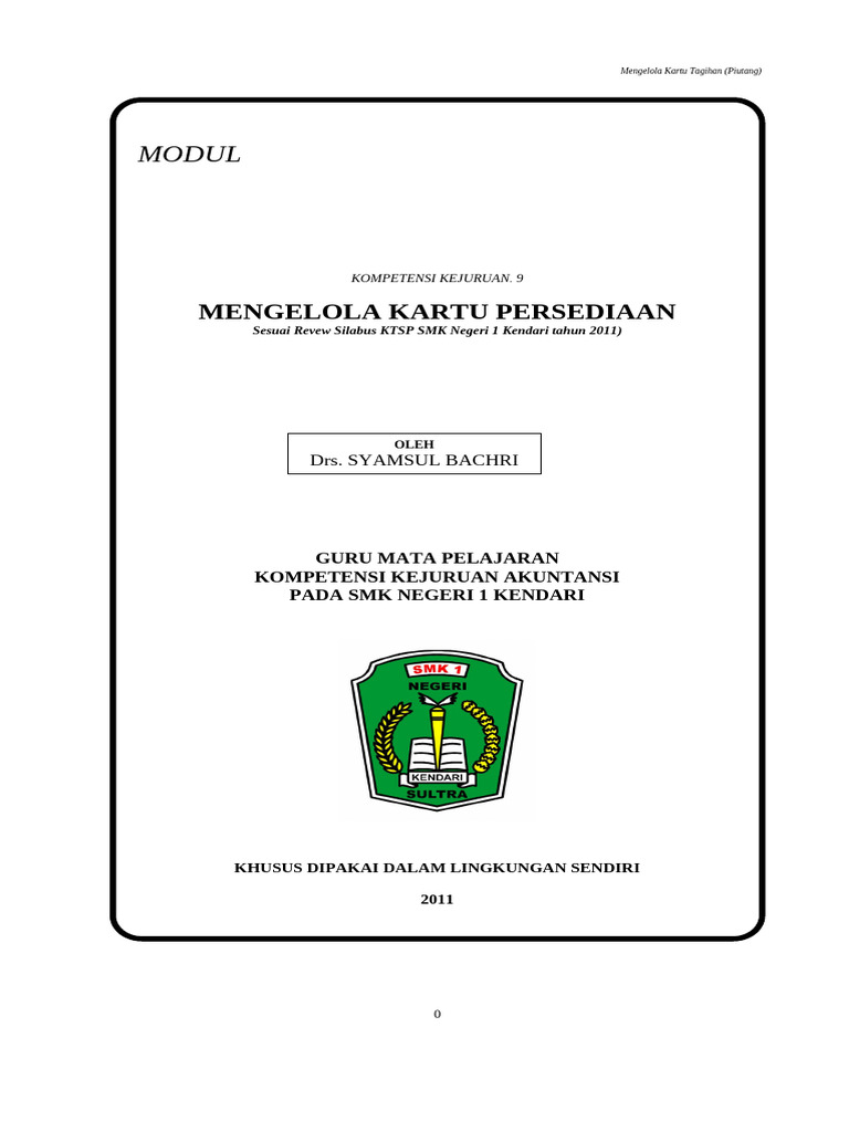 Modul Persediaan | PDF