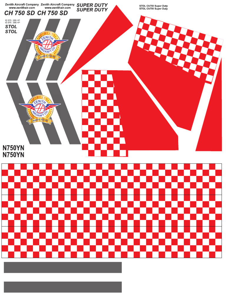 Zenith CH750 Decal | PDF