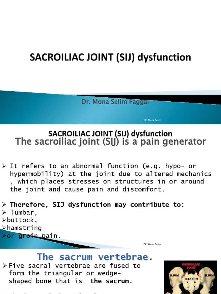 3.sacroiliac Dysfunction | PDF | Pelvis | Musculoskeletal System