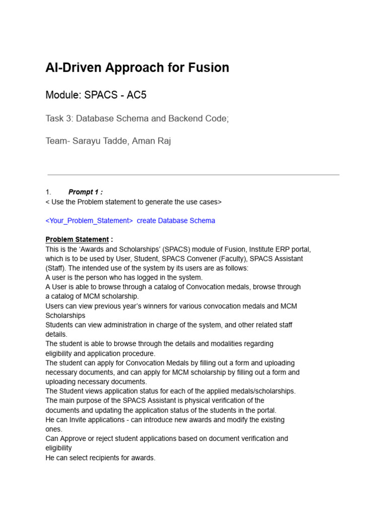 AI-Driven Approach for Fusion (Task 3) | PDF | Databases | Computing AI-Driven Approach for Fusion (Task 3) | PDF | Databases | Computing