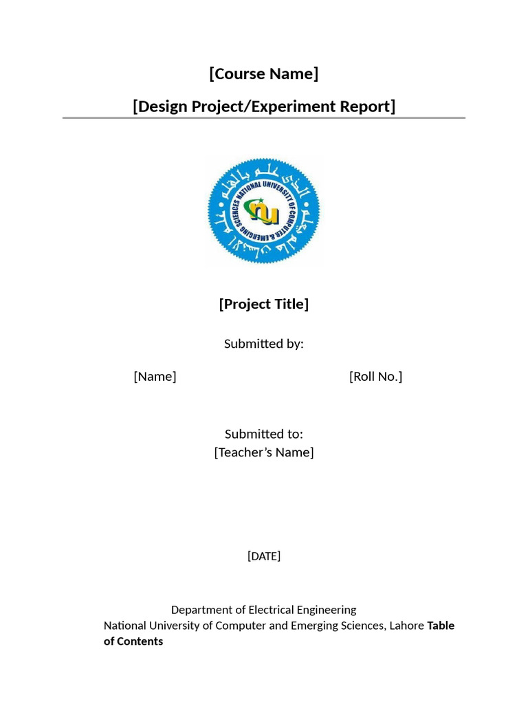 CEA - CEP Project Report Template | PDF | Engineering | Simulation