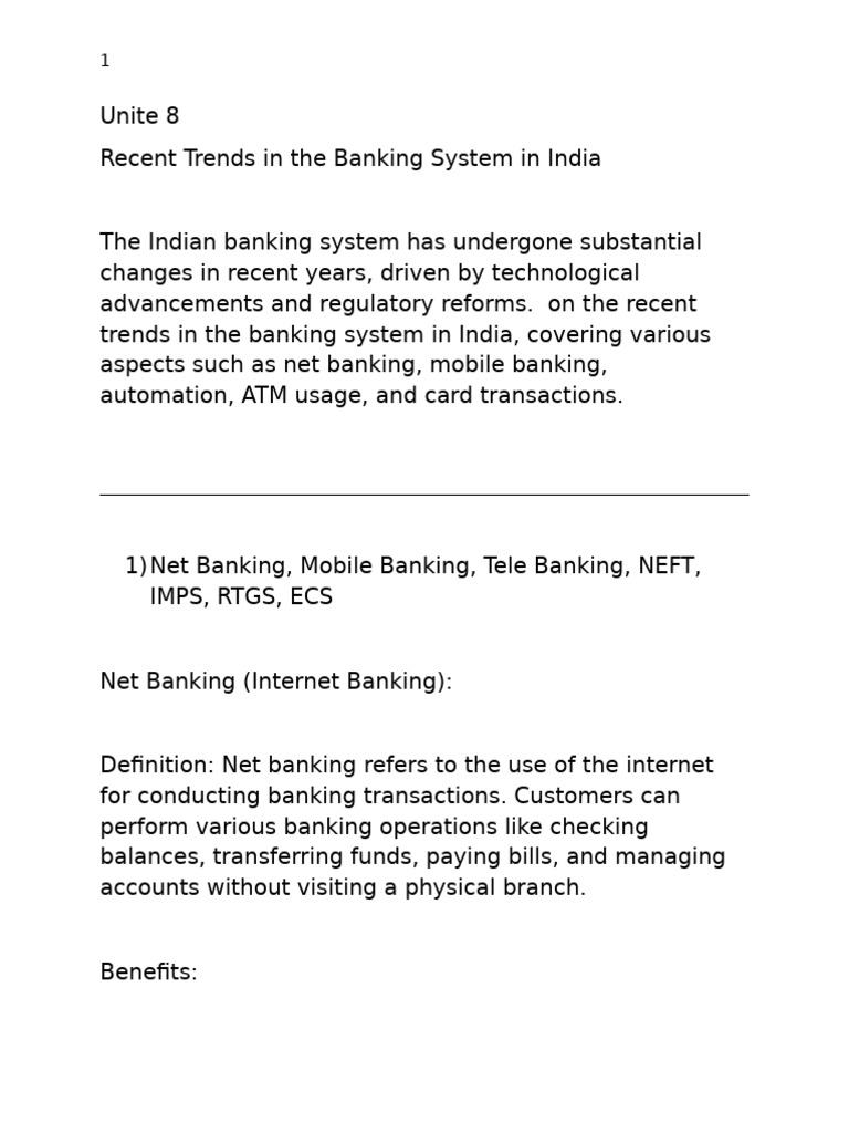 banking unit 8 | PDF | Debit Card | Smart Card