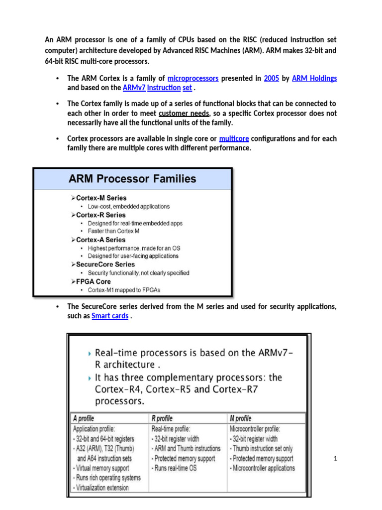 ARM Cortex | PDF | System On A Chip | Central Processing Unit