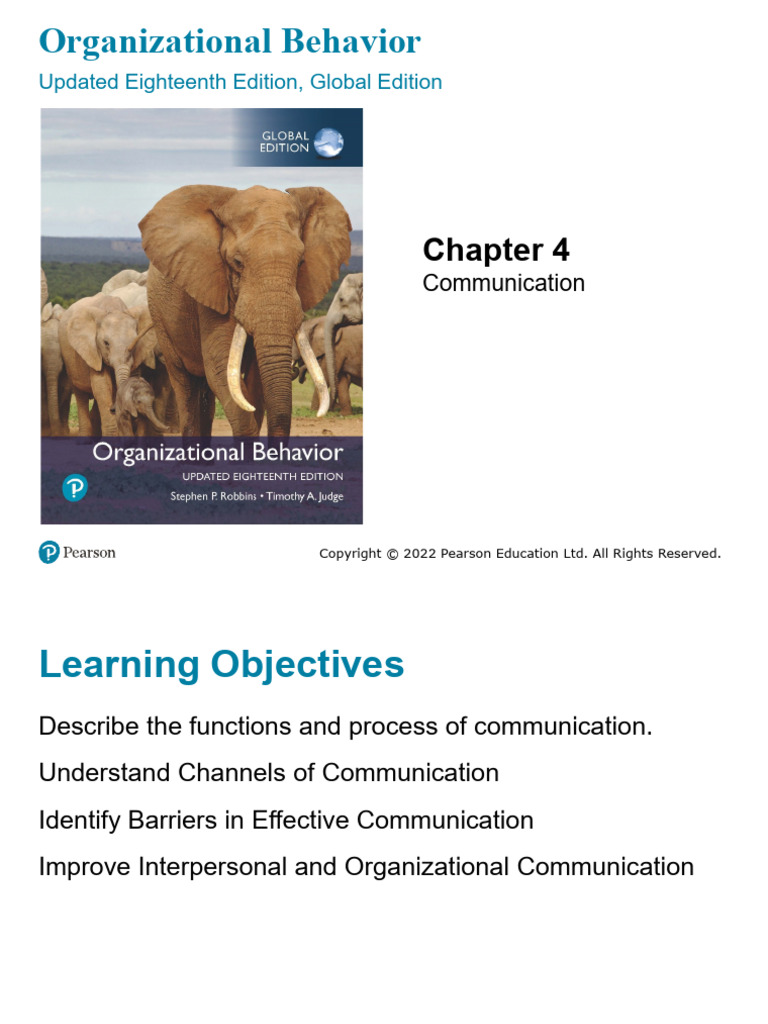 Chapter 4 Communication | PDF | Communication | Nonverbal Communication