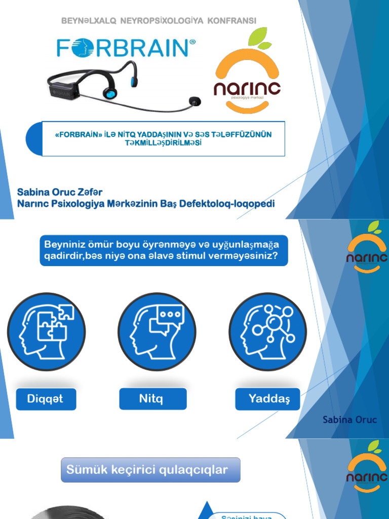 NEYROPSİXOLOGİYA FORBRAİN SABİNA ORUC | PDF