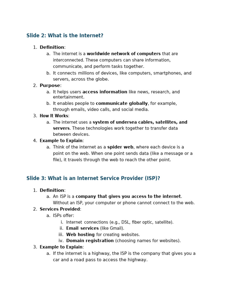 ISP Complete Topic | PDF | Computer Network | Internet