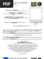 Senior Citizen ID Sample Card | PDF | Government And Personhood