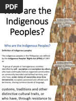 Indigenous Knowledge Systems and Practices in The Philippines - Status ...
