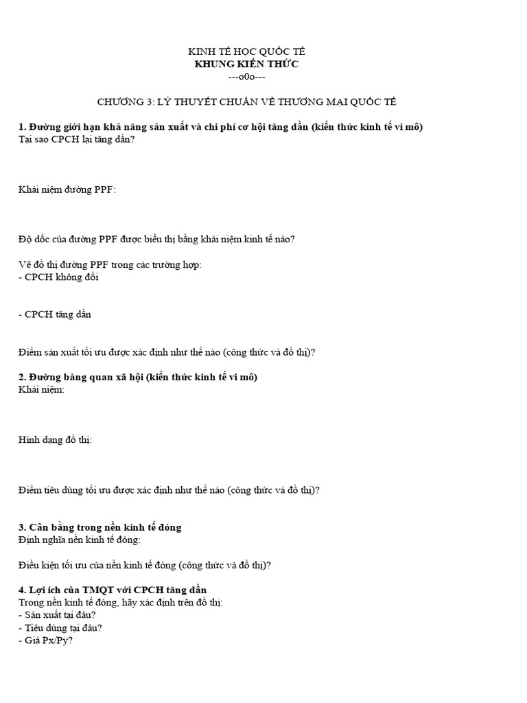 KTQT. Khung kien thuc. Chuong 3 | PDF