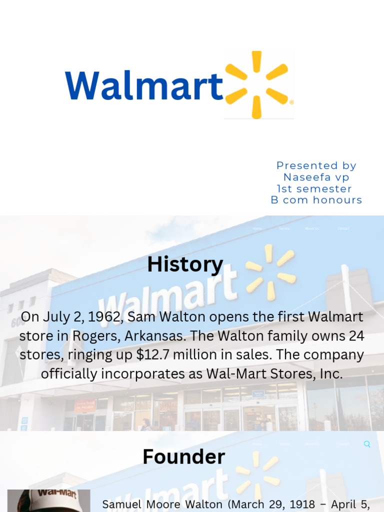 walmart. | PDF | Walmart | Market Segmentation
