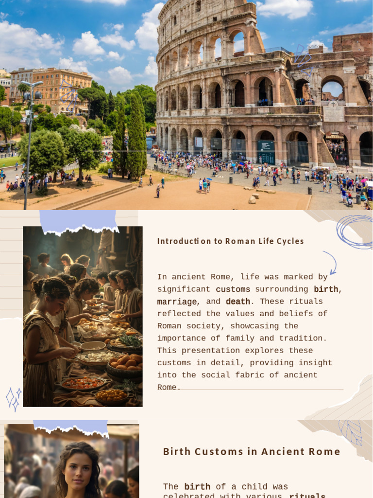 Customs of The Romans | PDF