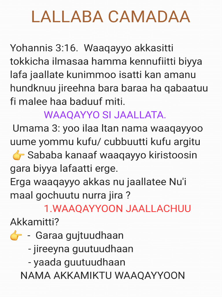 Lallaba Camadaa | PDF