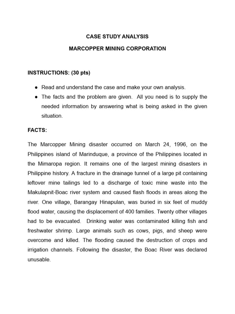 - CASE STUDY ANALYSIS | PDF | Natural Environment | Environment