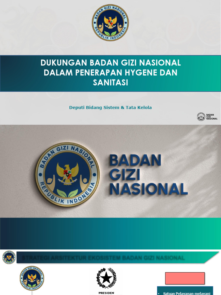 Dukungan Badan Gizi Nasional | PDF