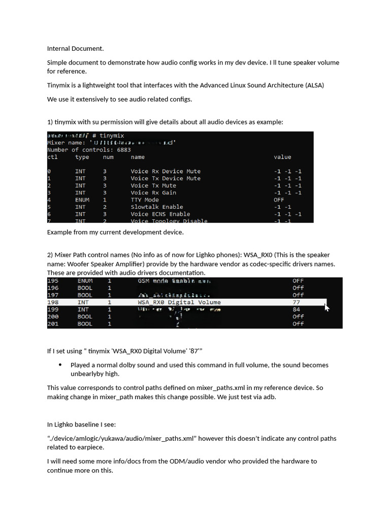 Audio Config Explanation | PDF