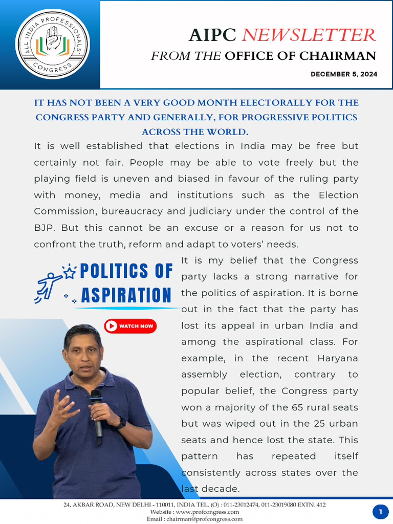 Aipc Newsletter 5 Dec 2024 | PDF | Political Science