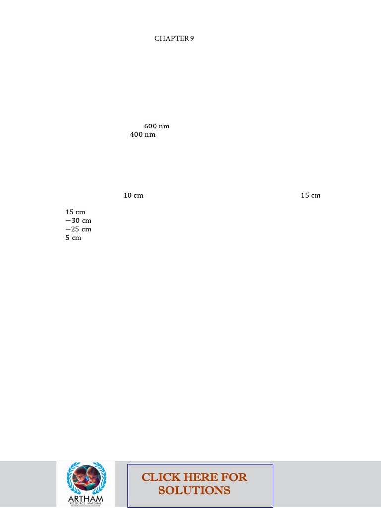 RAY OPTICS Class 12 Physics CBSE PYQ Chapter Wise Topic Wise | PDF ...