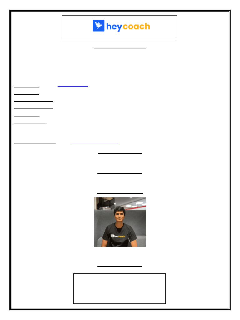 Hey Coach | PDF