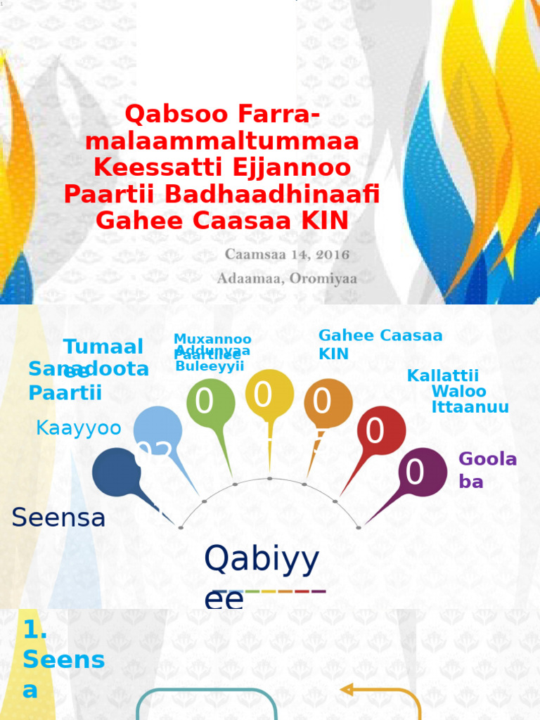 Leenjii Qabsoo Farra-Malaammaltummaa - Adaamaa Final | PDF