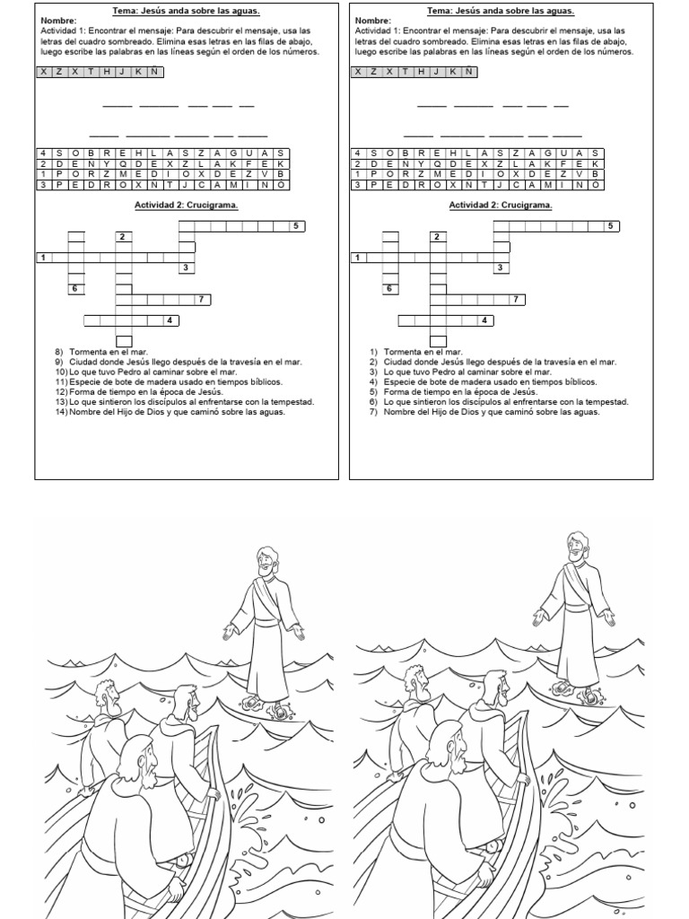 Jesus Anda Sobre El Mar_103227 | PDF | Creencia religiosa y doctrina ...