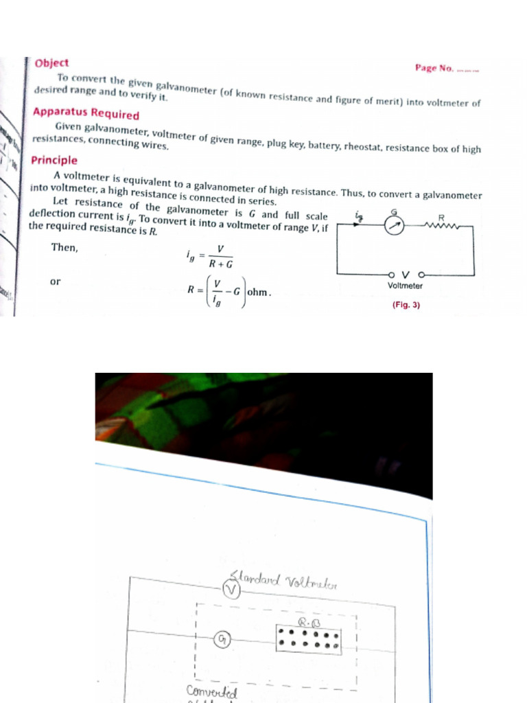 Physics Section A Experiment 4 | PDF