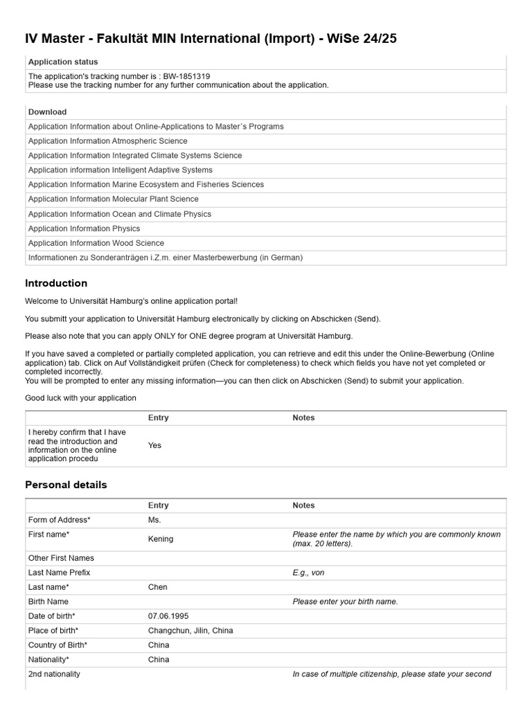 Molecular Plant Science | PDF | Academic Degree | University And College Admission