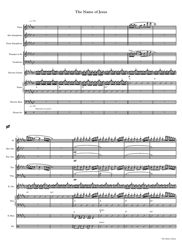 The Name of Jesus - Score and Parts | PDF