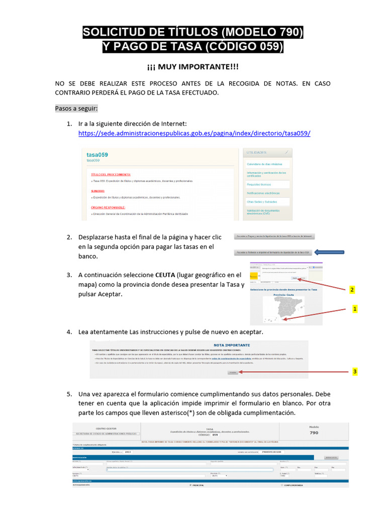 Solicitud de Títulos | PDF