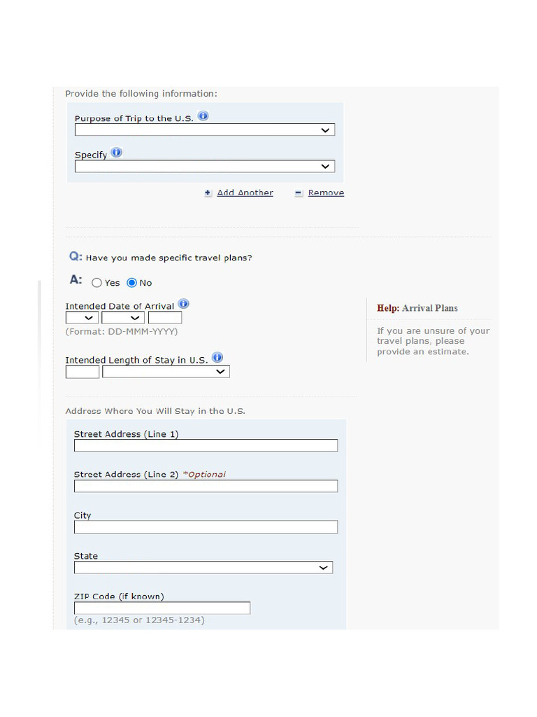 DS 160 Form - CELEBRITY | PDF
