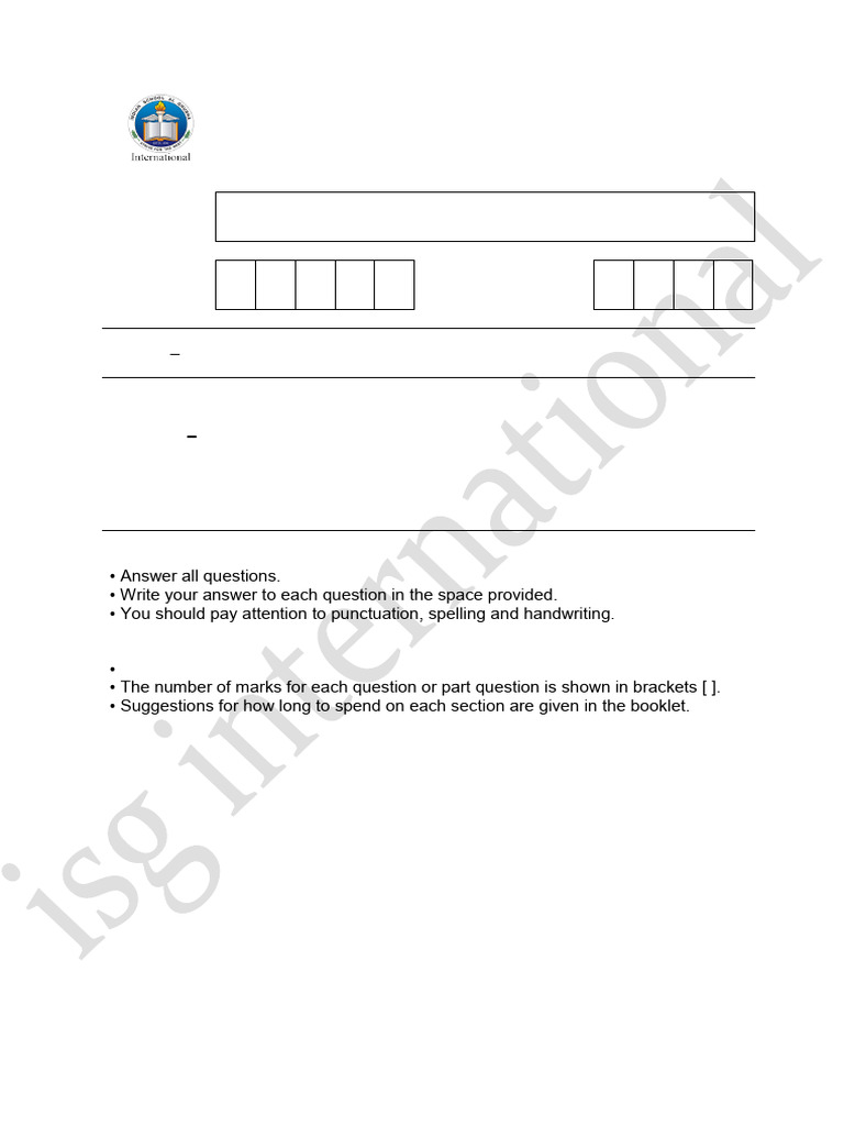 Practice Paper - 7i - Paper 1 - Non Fiction | PDF | Writing