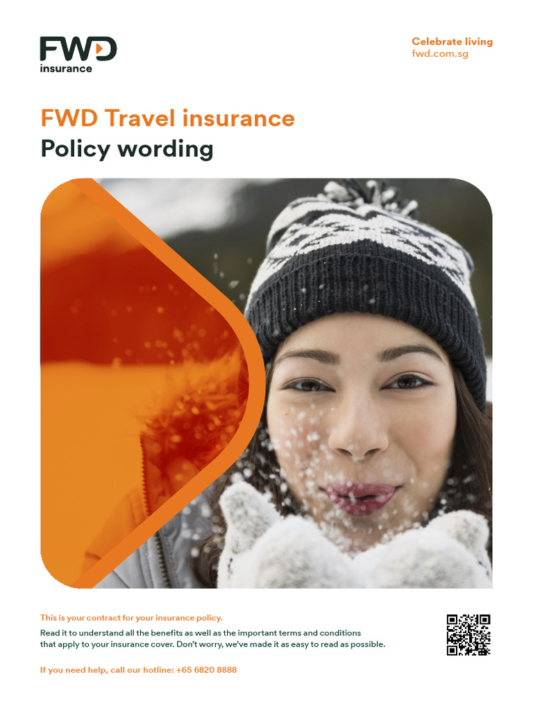 FWD Travel Insurance Contract | PDF | Credit Card | Insurance